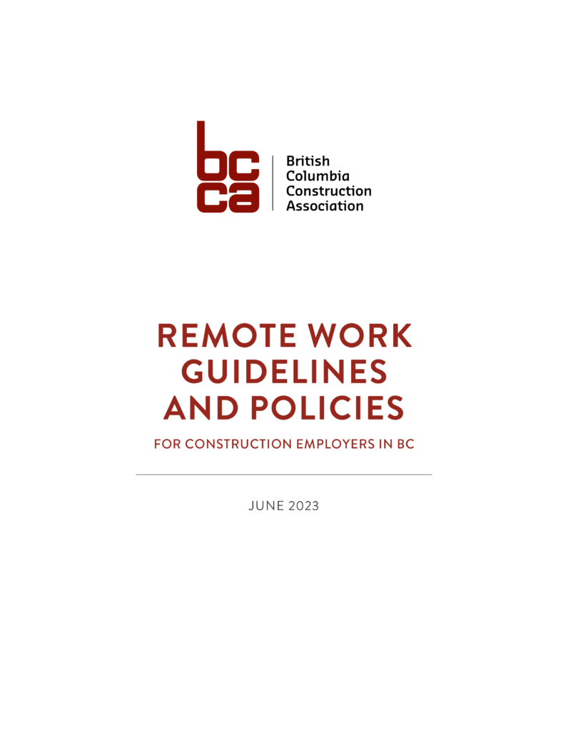 Guides - BC Construction Association